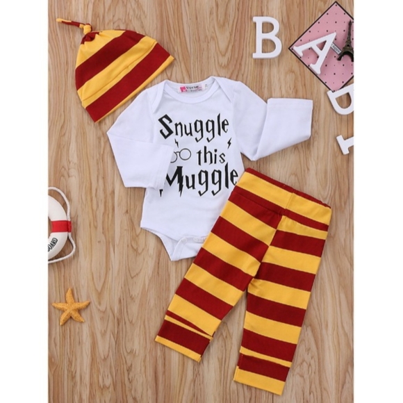 Warner Bros. | Matching Sets | Snuggle This Muggle Onesie Set | Poshmark